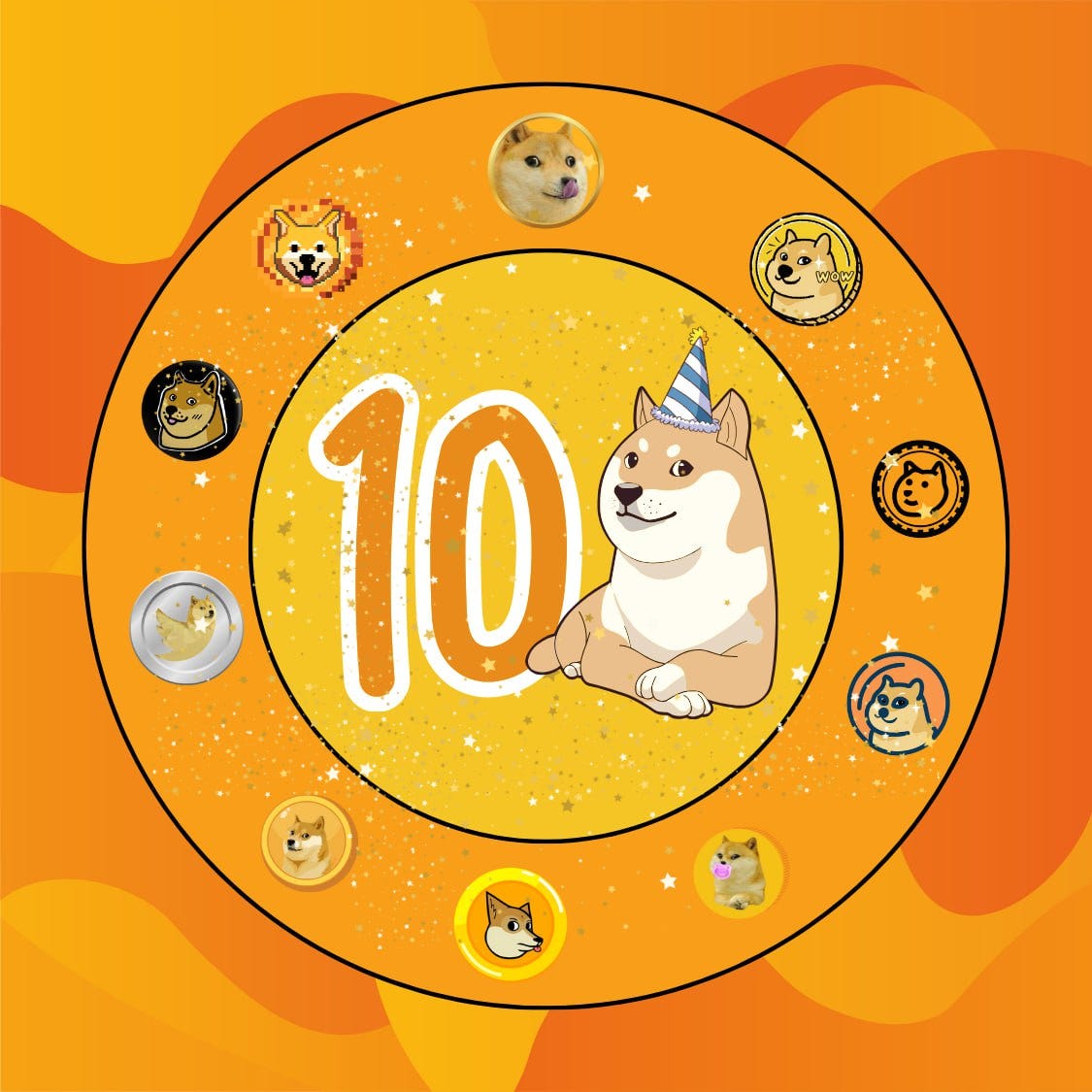 $10Dogs — Happy 10 Year Anniversary to DOGE - 10Dogs - Medium