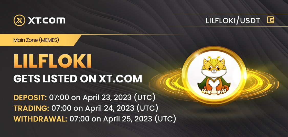 XT.COM Announcement on Launching LILFLOKI (Lil Floki) | by XT.com | Medium