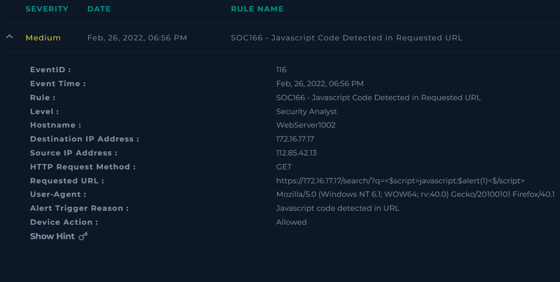 JavaScript Code Injection: Incident Analysis and Response in SOC | by Filip Adamczuk | Medium