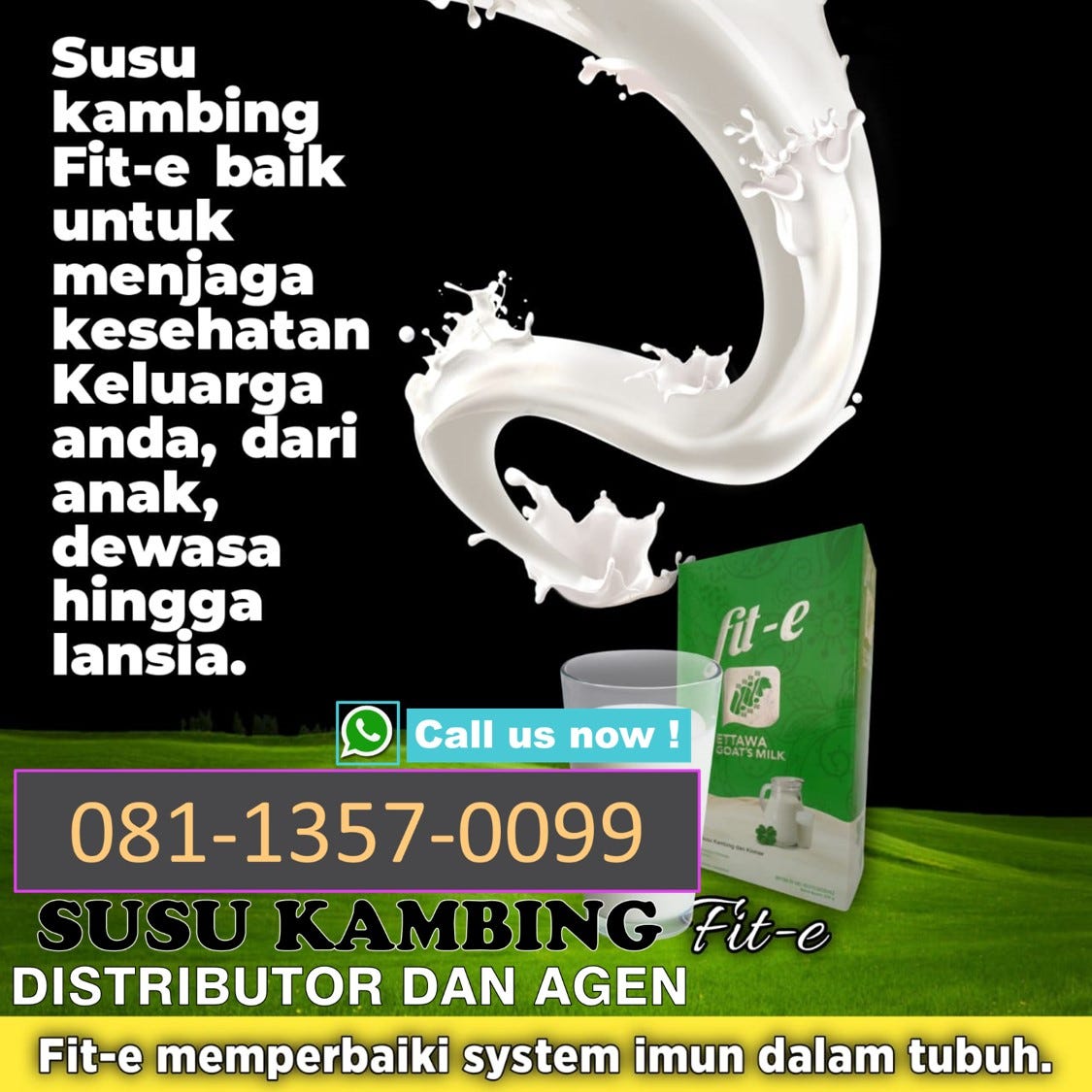 Susu Kambing Fit-E, Tlp. 0811 357 0099, BERNUTRISI ...