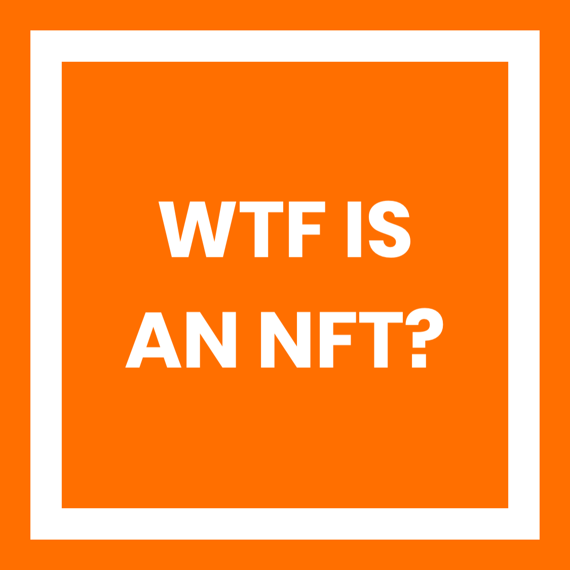 WTF is an NFT?. Written by The Lady Stick Society. | by The Lady Stick ...