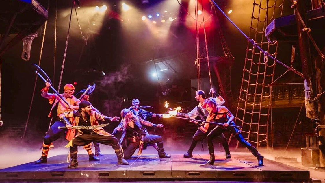 A Romantic Evening of Swashbuckling: Dolly Parton’s Pirate Voyage ...