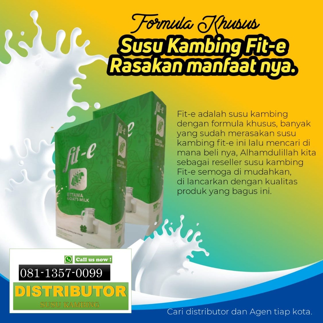 Jual Susu Kambing Etawa Bubuk Di Jogja , WA +62 811 357 0099, TERPOPULER..!!! Susu Kambing Etawa ...