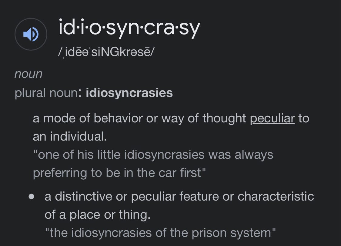 Cohort Idiosyncrasies. The world loves idiosyncrasies and the… | by ...