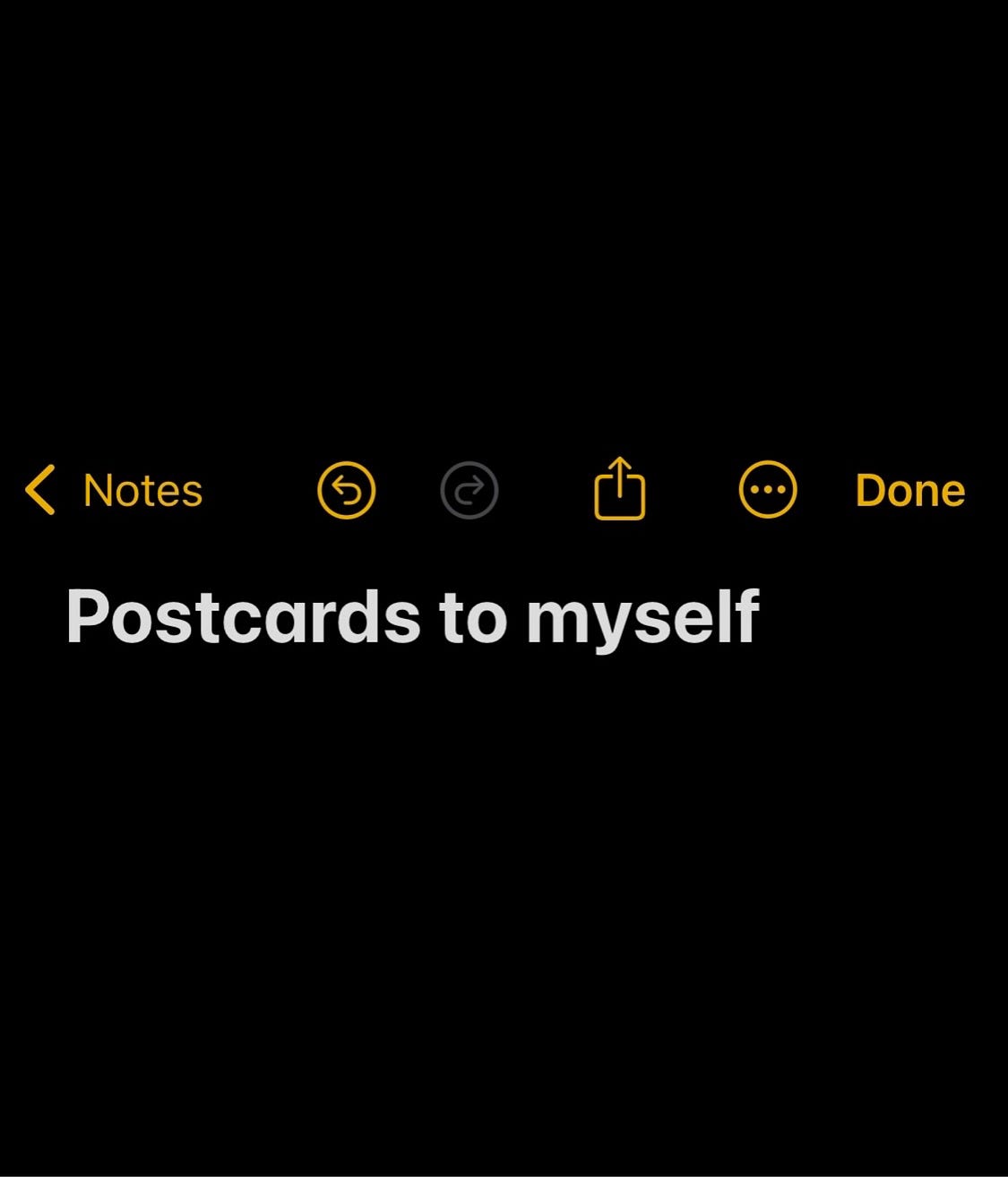 Postcards to myself. Letters to myself: small reminders… | by ...
