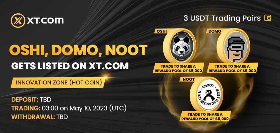 NOOT (nootcoinbnb) Gets Listed on XT.COM Trade to Share a Reward Pool ...