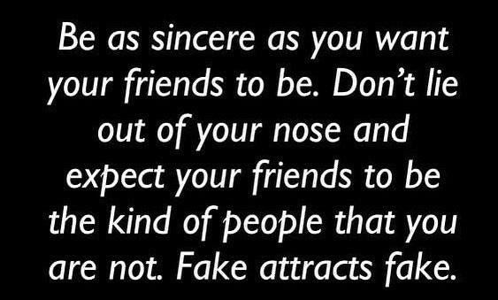 Fake People Sayings