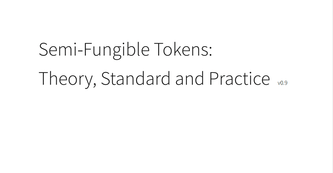 SFT Whitepaper 01 | Overview: What is an SFT? | by Meng Yan | Medium