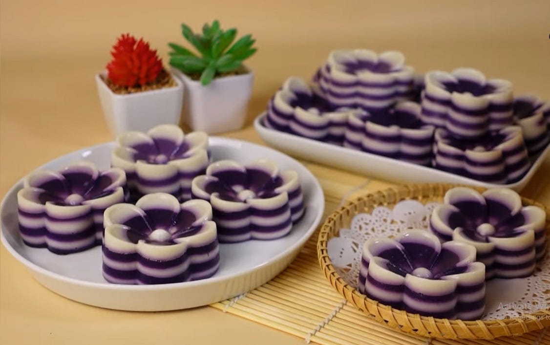 Kue Lapis Bunga Ubi Ungu ( Indonesian Food) - RACHMAD HIDAYAT - Medium