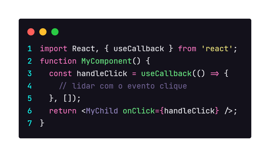 useCallback()‎. O ‎‎uso React.Callback‎‎ Hook retorna… | by Desenvolvedor Full Stack | Medium