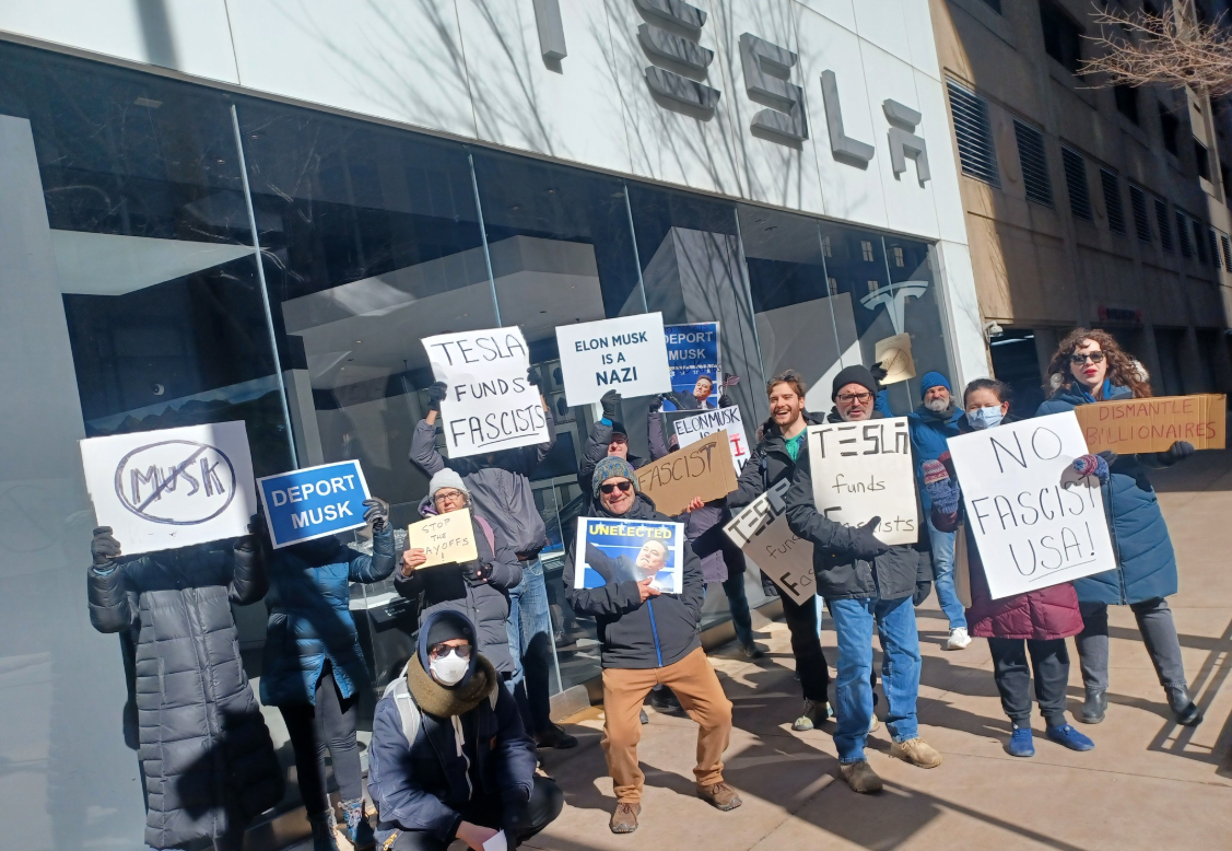 “Don’t Buy Nazi Cars!”. Taking on Tesla from the Showrooms to… | by Joe ...