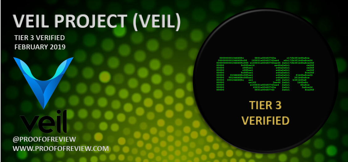 VEIL PROJECT(VEIL) Review | by Proof Of Review | Medium
