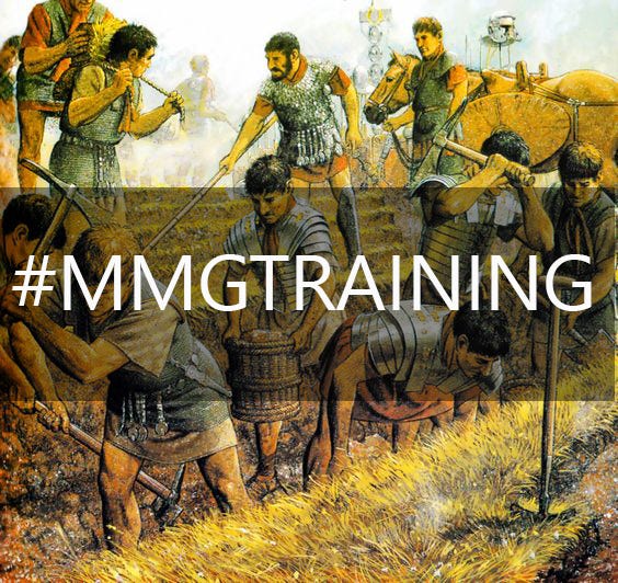 Ancient Roman Soldiers Training