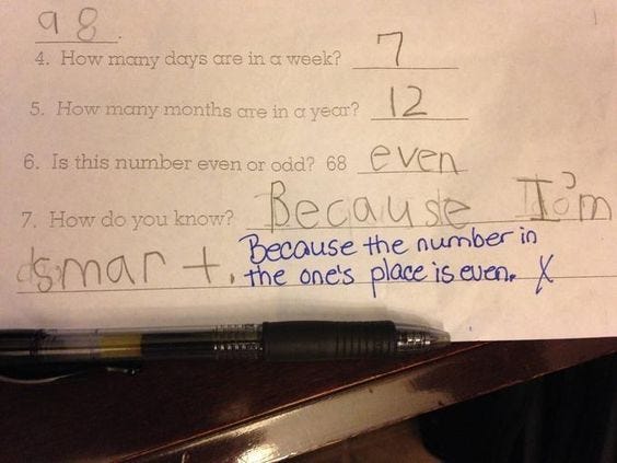 Funny Failed Test