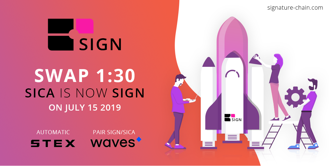 SICA IS NOW SIGN. Hello everyone! | by SignatureChain SIGN | Medium