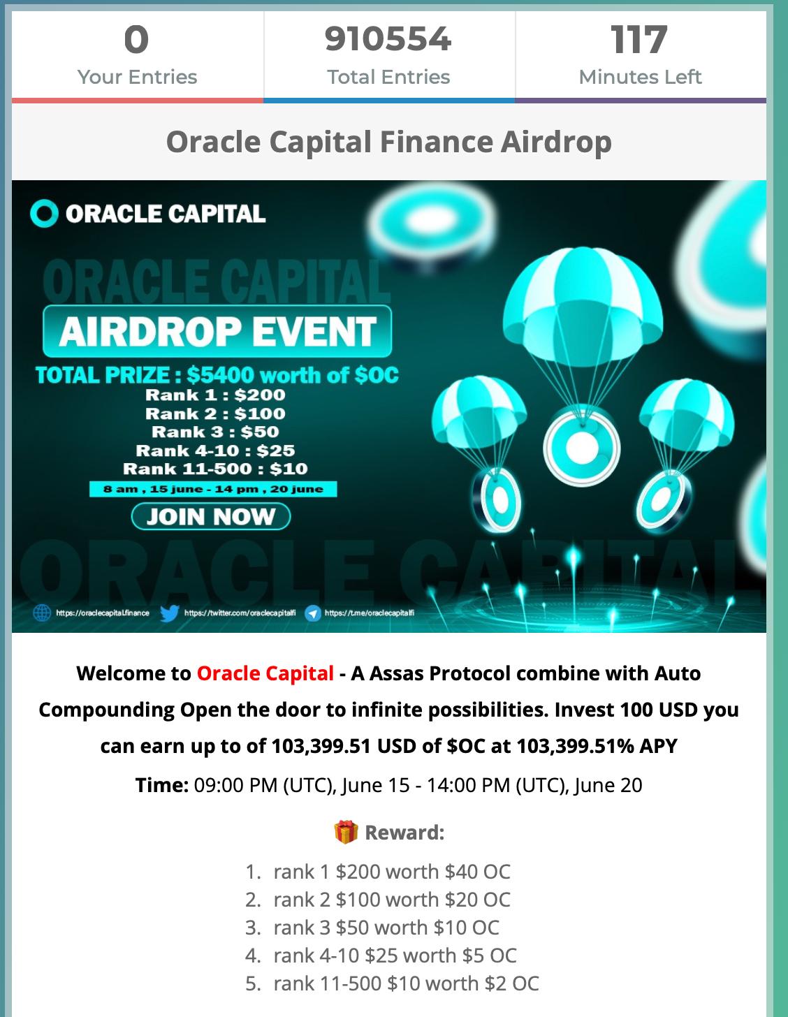 Giveaway Airdrop winner. The most recent contest was quite… | by ...