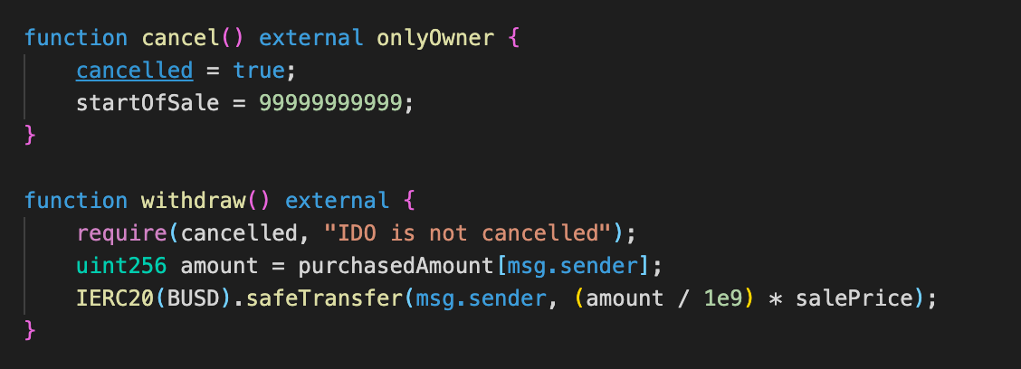 BoundlessDAO Seed-Round Presale Contract Mini-Review | by IndyZa | Medium