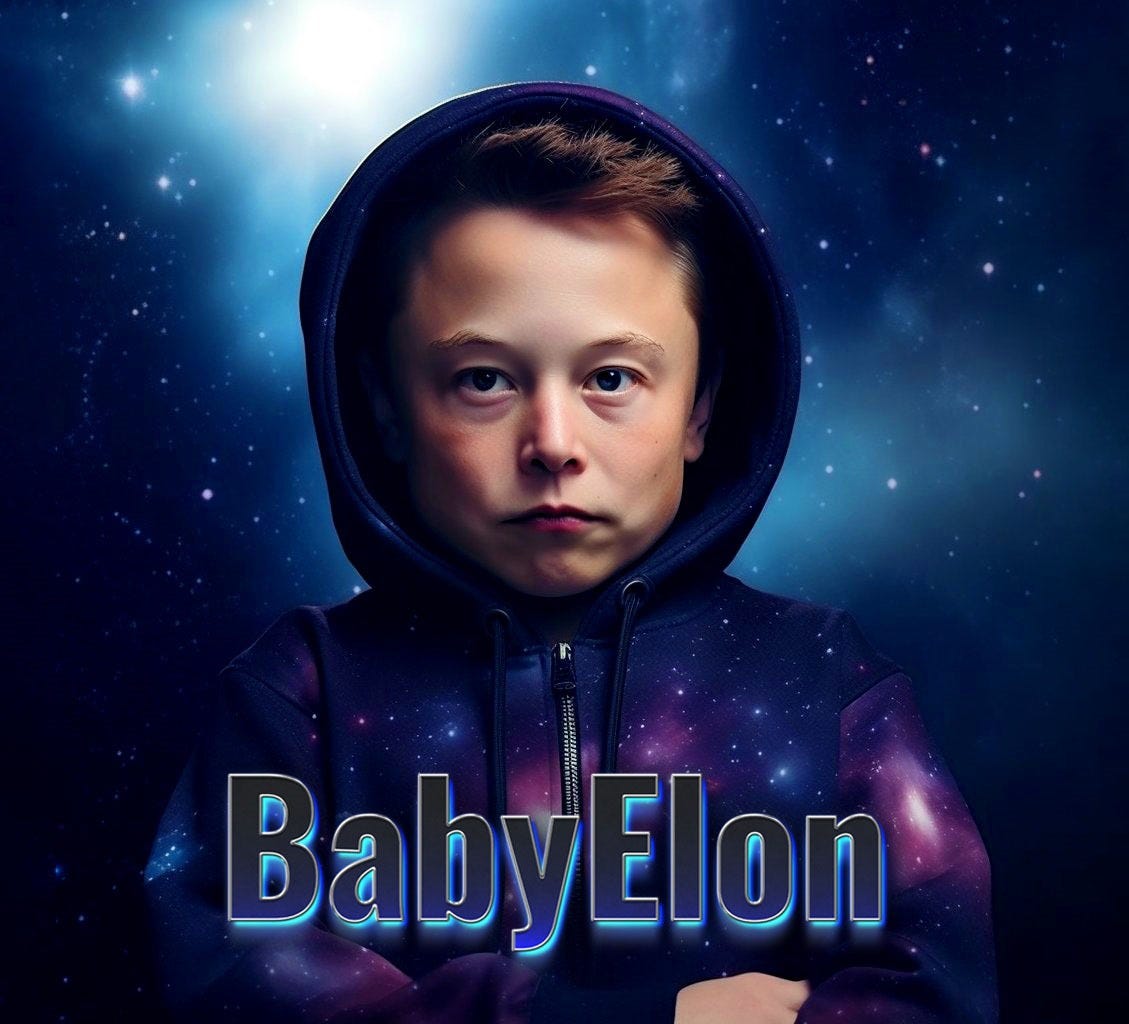 “Baby Elon” The upcoming crypto frontrunner is emerging. - Baby Elon ...