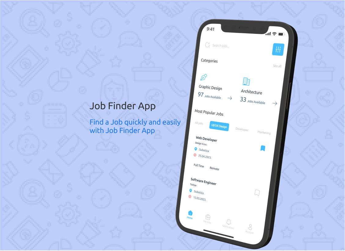 Case Study : Job Finder App. Introduction | by Lidija Milenković | Medium