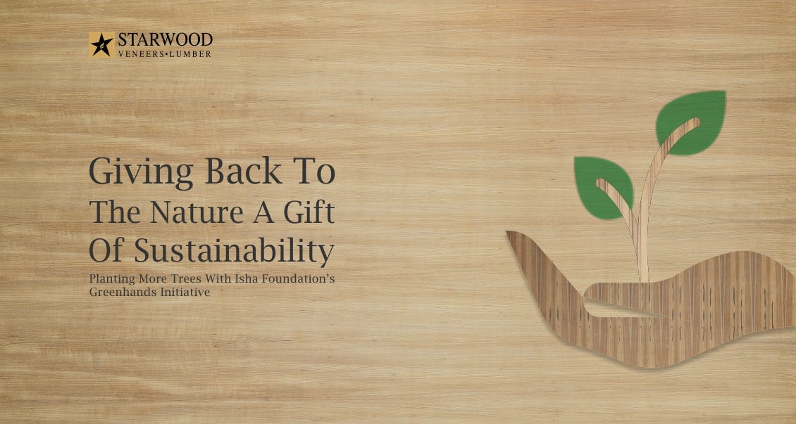 Giving Back To The Nature A Gift Of Sustainability | by Starwood ...