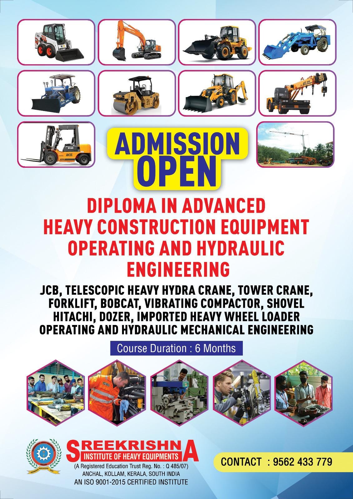 DIPLOMA IN ADVANCED HEAVY CONSTRUCTION EQUIPMENT OPERATING AND ...