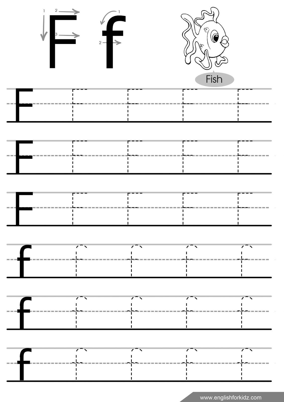Preschool Letter Tracing Worksheets PDF | by Education Kids | Medium