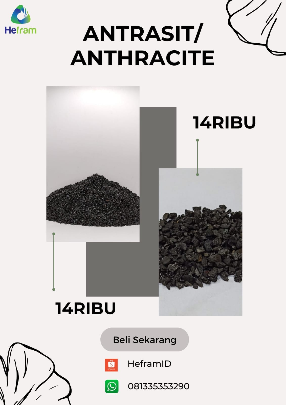 Segera Dapatkan 12.12 Manfaat Antrasit/Anthracite Untuk Air PT.Hefram ...