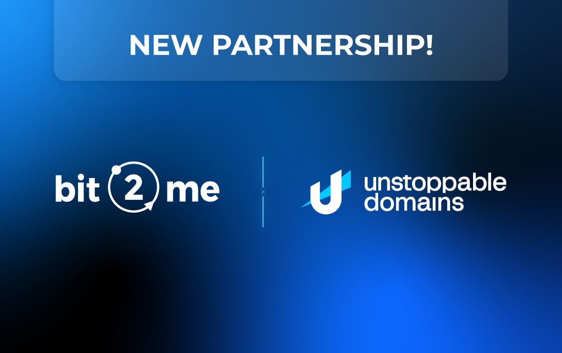 Bit2Me announces partnership with Unstopabble Domains | by Bit2Me ...