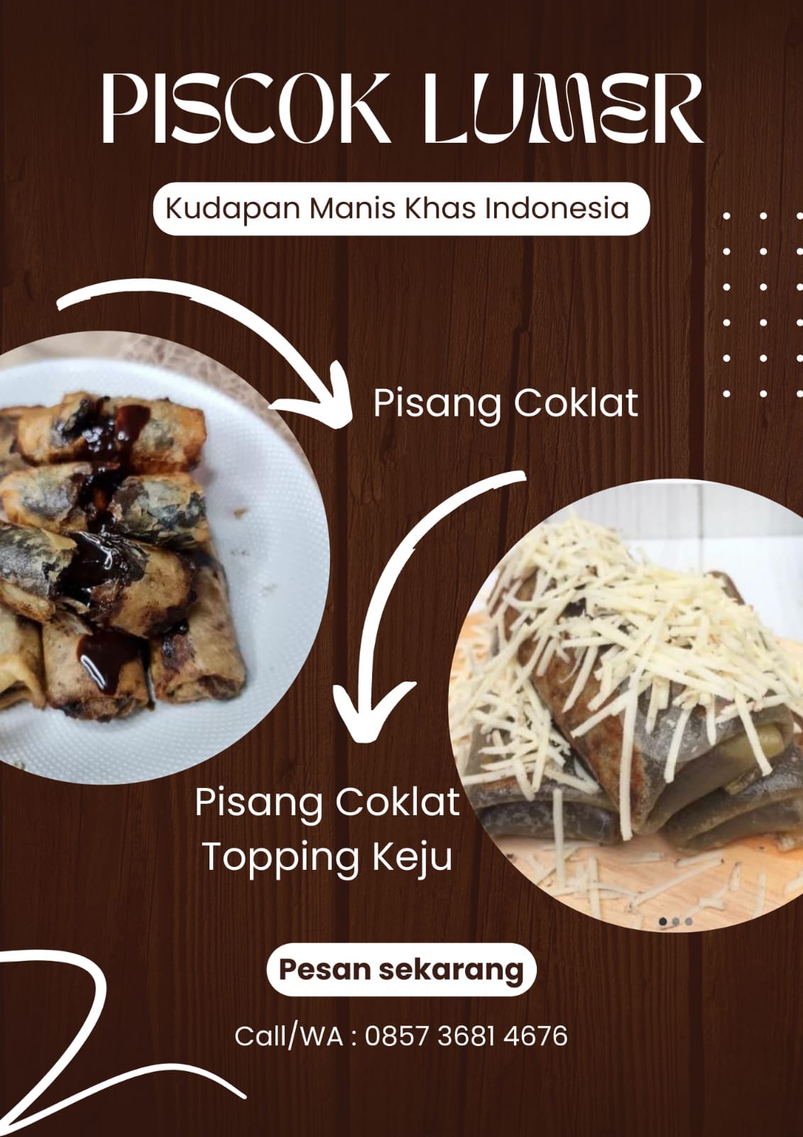 Call/WA : 0857 3681 4676 | Pisang Coklat Crispy Keju - JUAL PISCOK ...