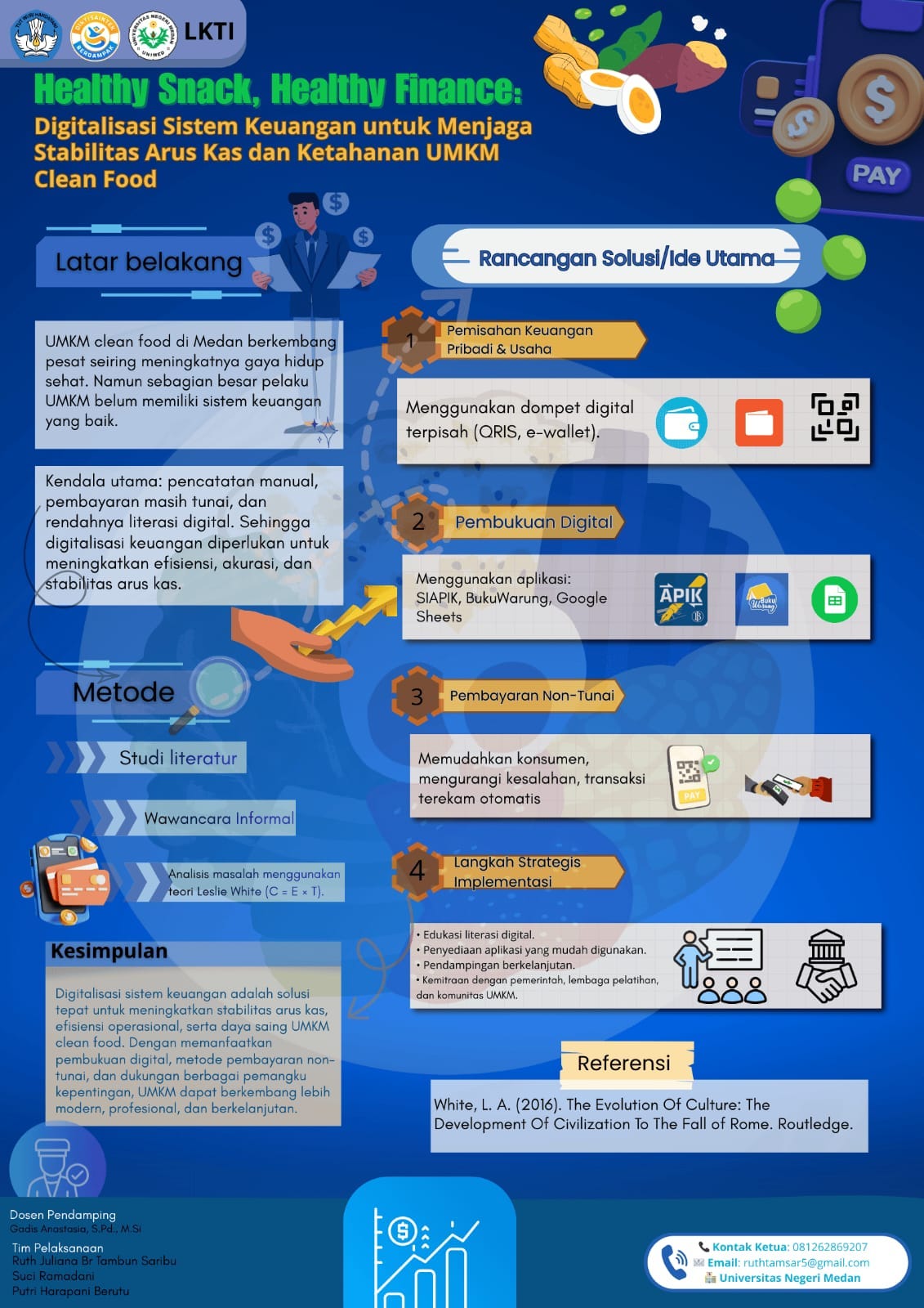Soroti Digitalisasi Keuangan UMKM Clean Food, Mahasiswa Antropologi ...