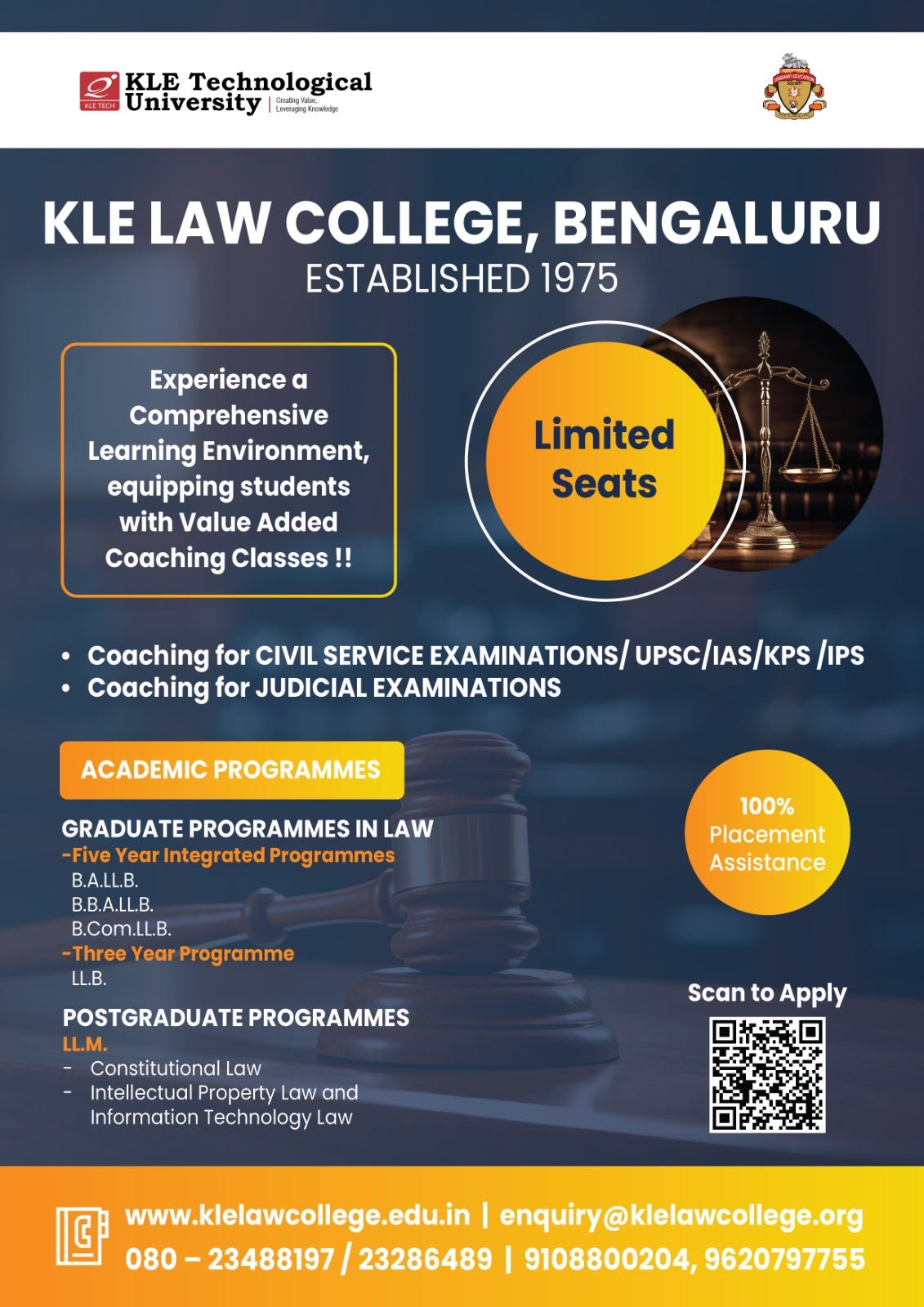 Contact us | Law College in India | KLE Society’s Law College - KLE Society s Law College - Medium