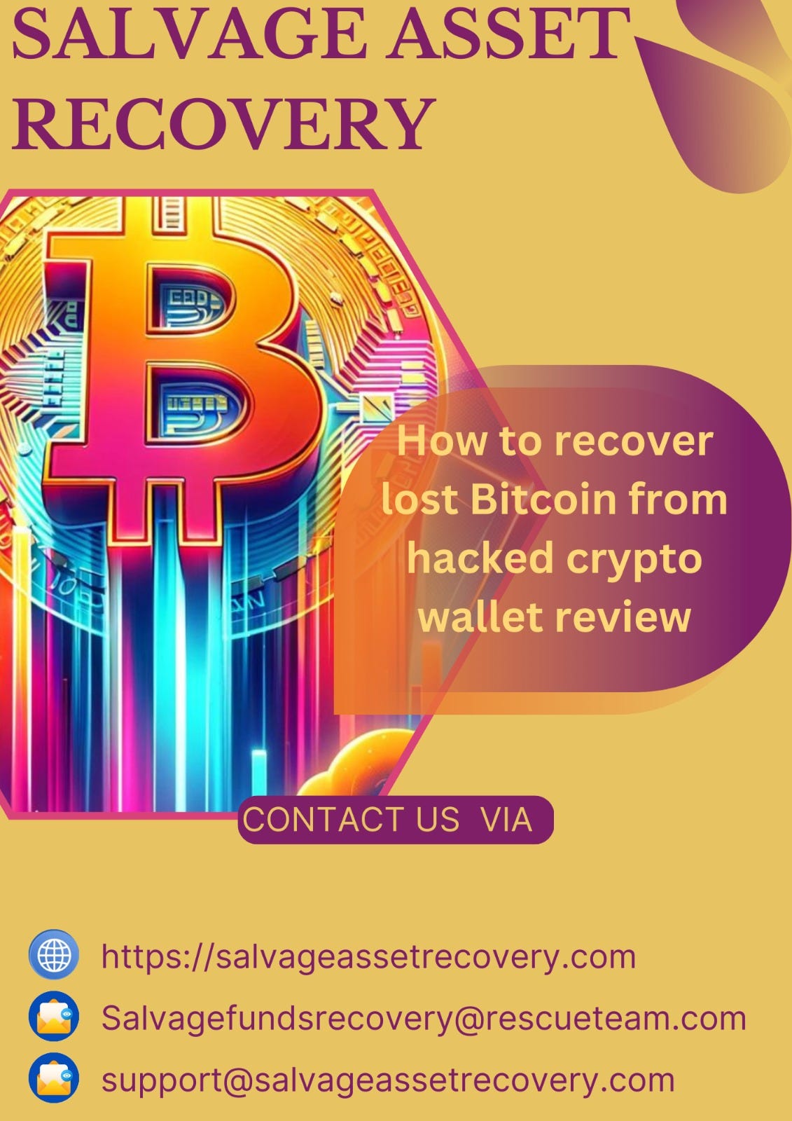 CRYPTOCURRENCY RECOVERY EXPERT REVIEW: SALVAGE ASSET RECOVERY | by ...