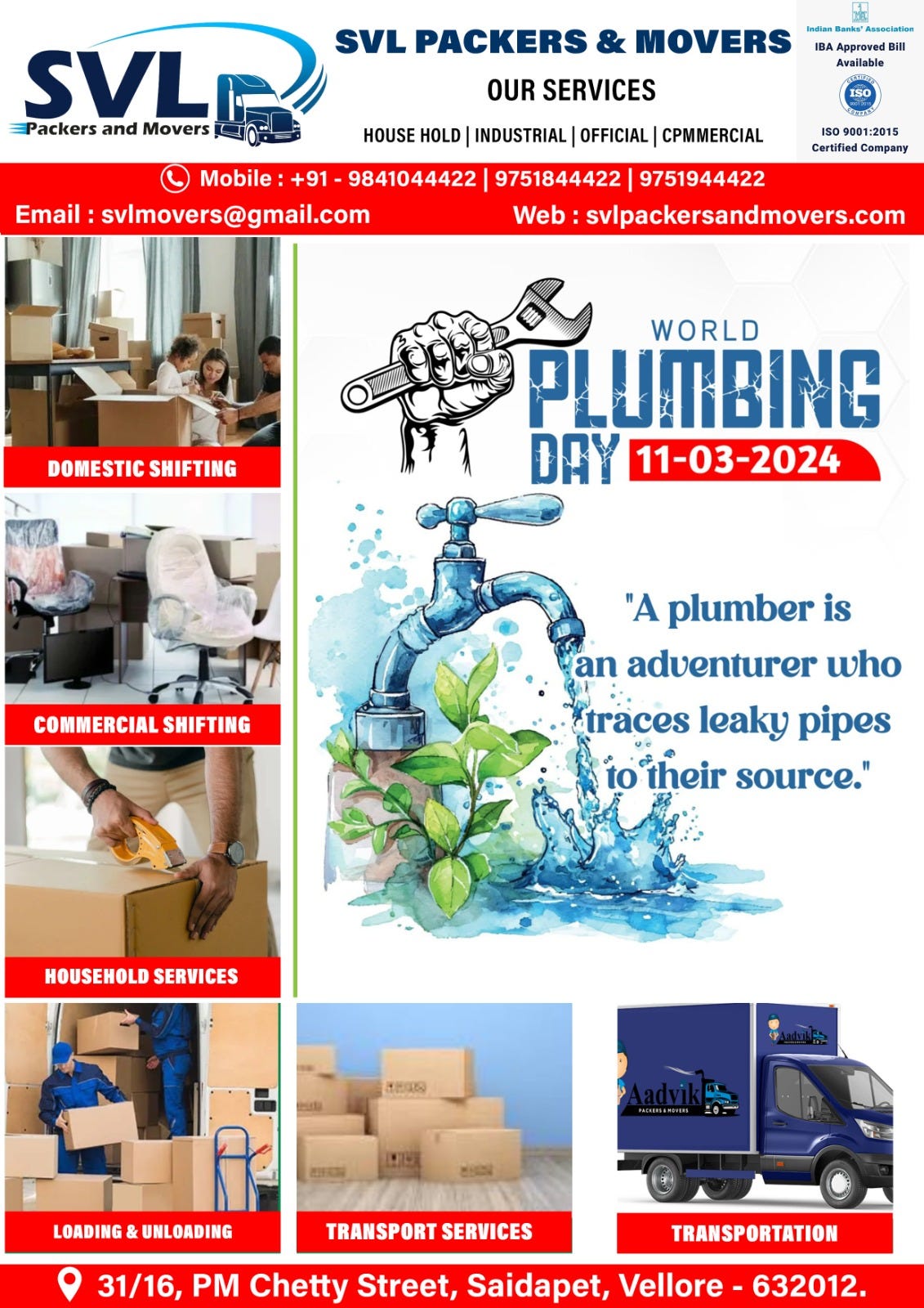World Plumbing Day is celebrated annually to raise awareness about the ...