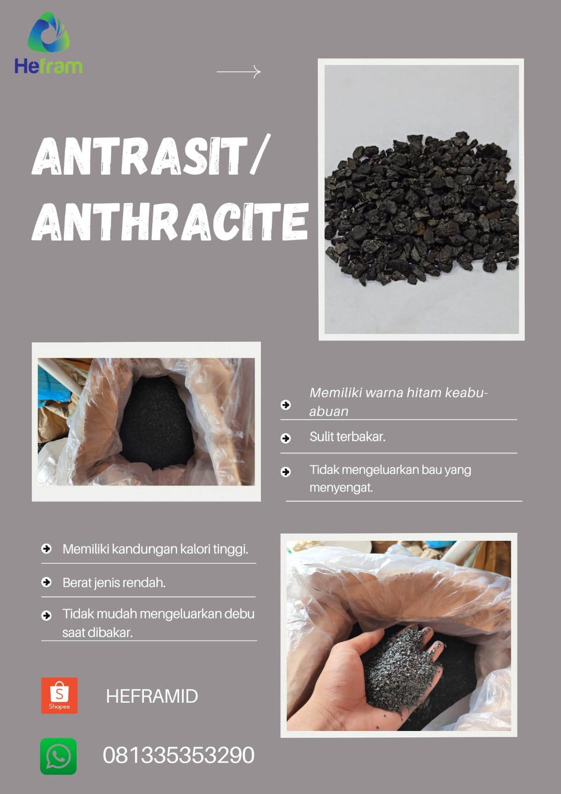 Flash Sale Day Antrasit/Anthracite Pengolahan Air Berkualitas |HUB ...