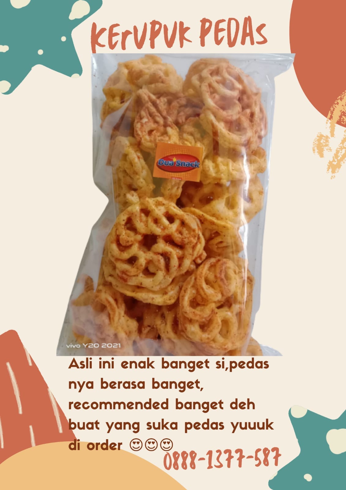 Dua Snack Open order Open reseller:0888–1377–587 Buat kalian yang mau ...