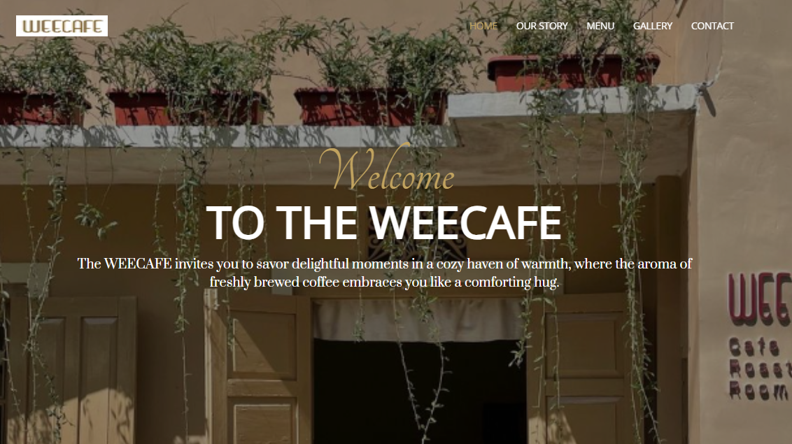 The WEECAFE Website. Designing a Cafe Website Using HTML and… | by Hao ...