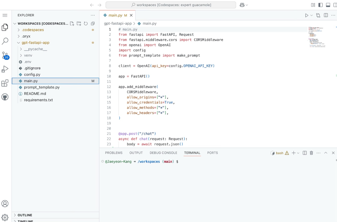 Building a GPT-Powered Backend on an iPad with GitHub Codespaces | by Bella Kang | May, 2025 ...