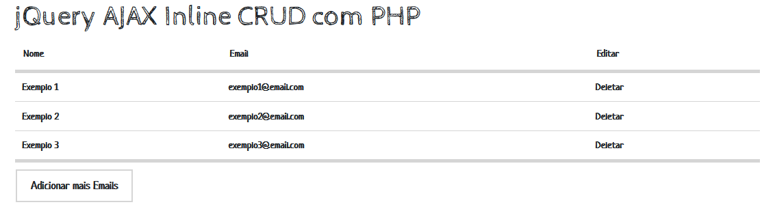AJAX Inline CRUD com PHP. Neste artigo você vai aprender: Inline… | by Viviane Nonato | Medium