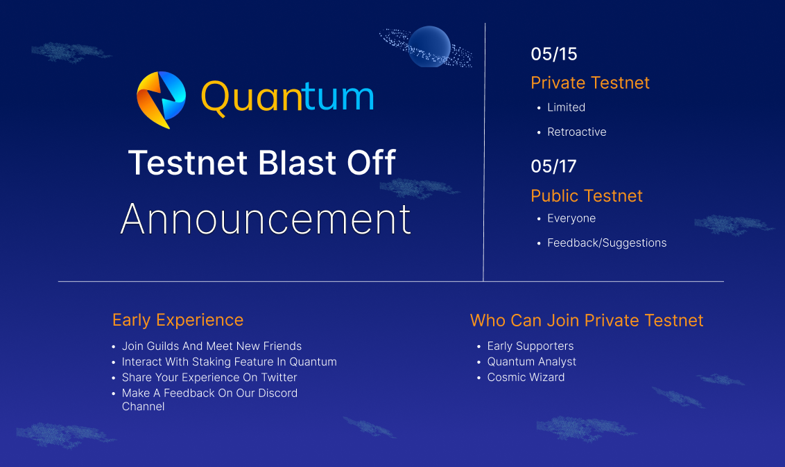 QUANTUM FINANCE TESTNET BLAST OFF ANNOUNCEMENT | by Quantum Finance ...