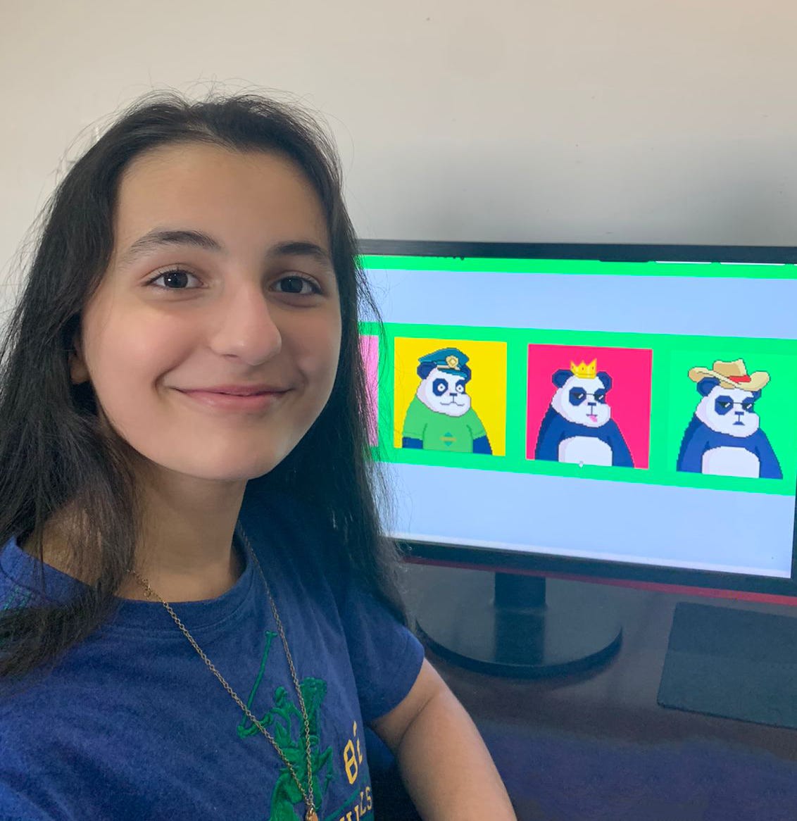 Panda Society Nft collection by an 11 yr old artist Simone - Simone ...