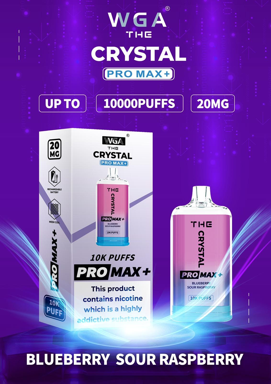 Discover the Crystal Pro Max 10000: The Ultimate Disposable Vape ...
