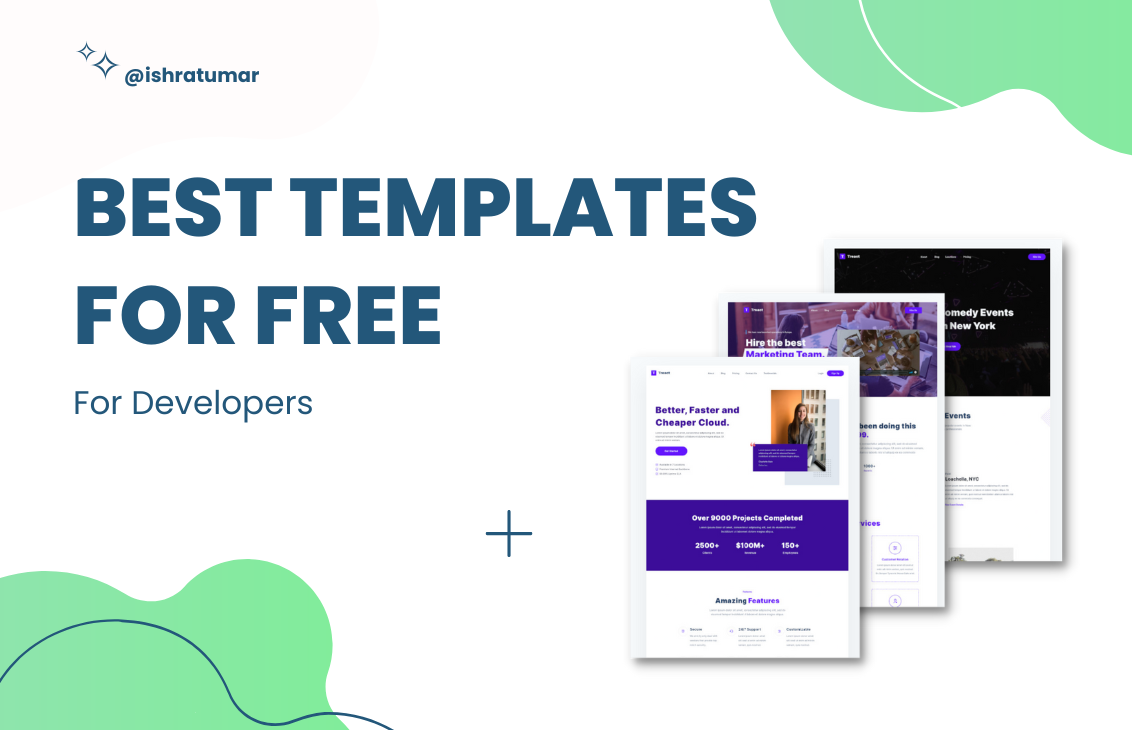 A list of top 100+ free website templates for developers | by Ishrat ...