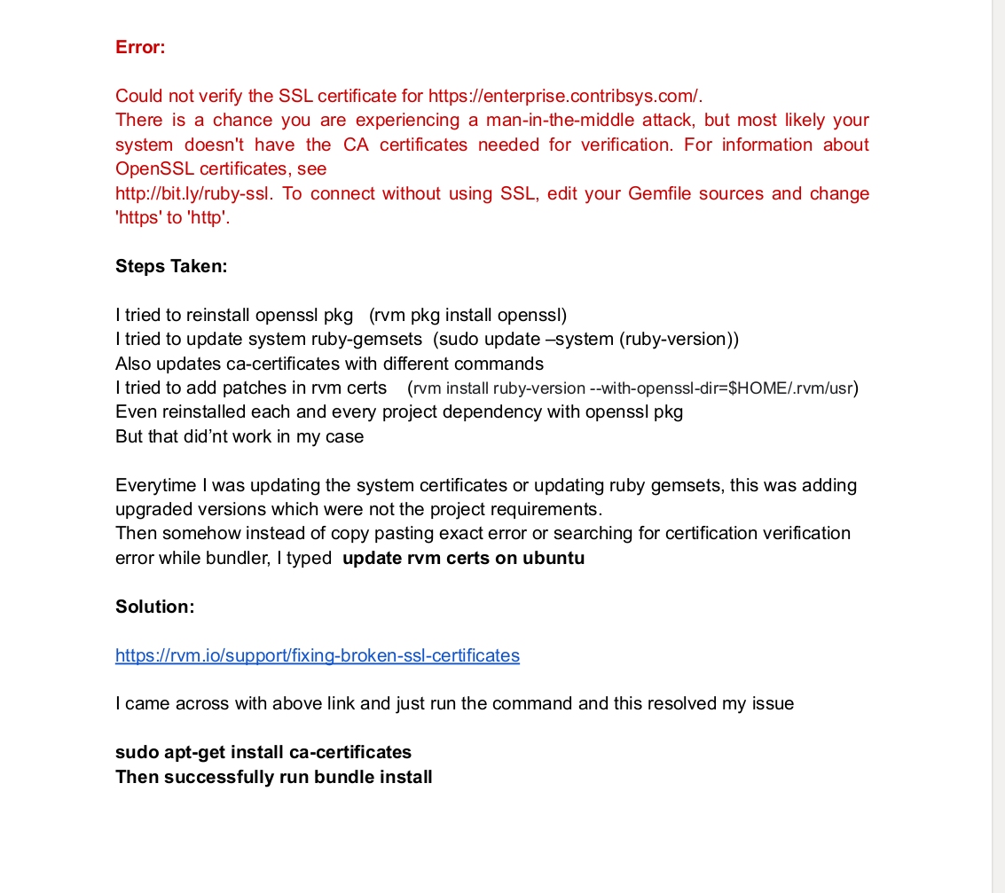 How to fix openssl certification verification error/broken certificates ...