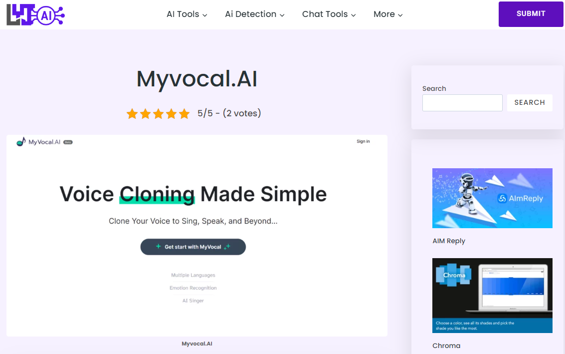 Myvocal.AI. In the era of digital transformation… | by List Your Tool | Medium