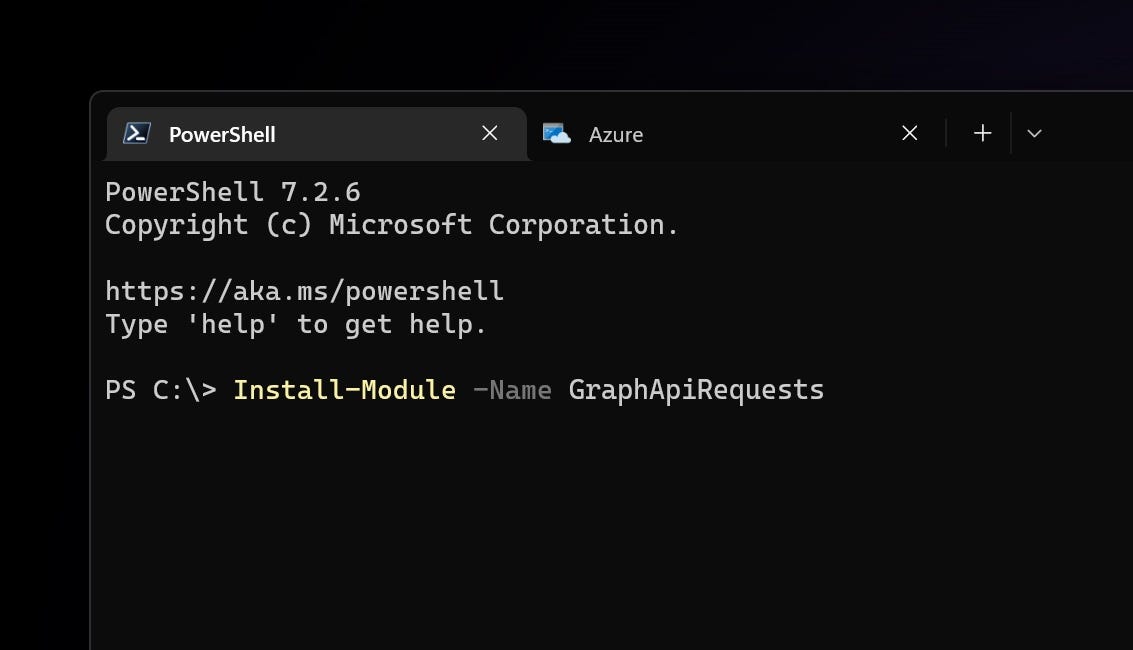 GraphApiRequests — PowerShell module for Microsoft Graph API | by Aslan Imanalin | Medium