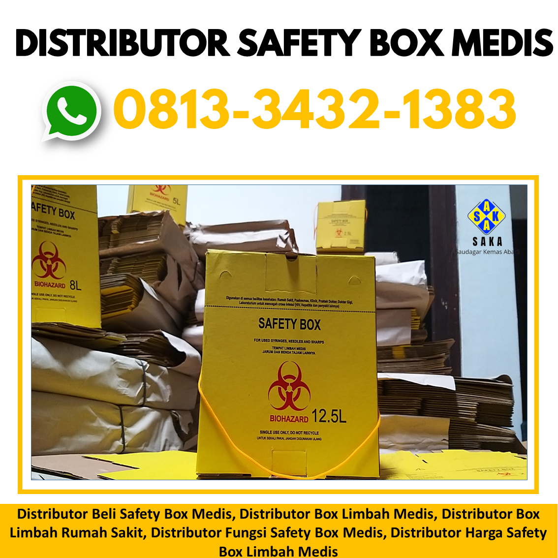 Distributor Safety Box Limbah Medis Biohazard Banjarmasin , WA/Call ...