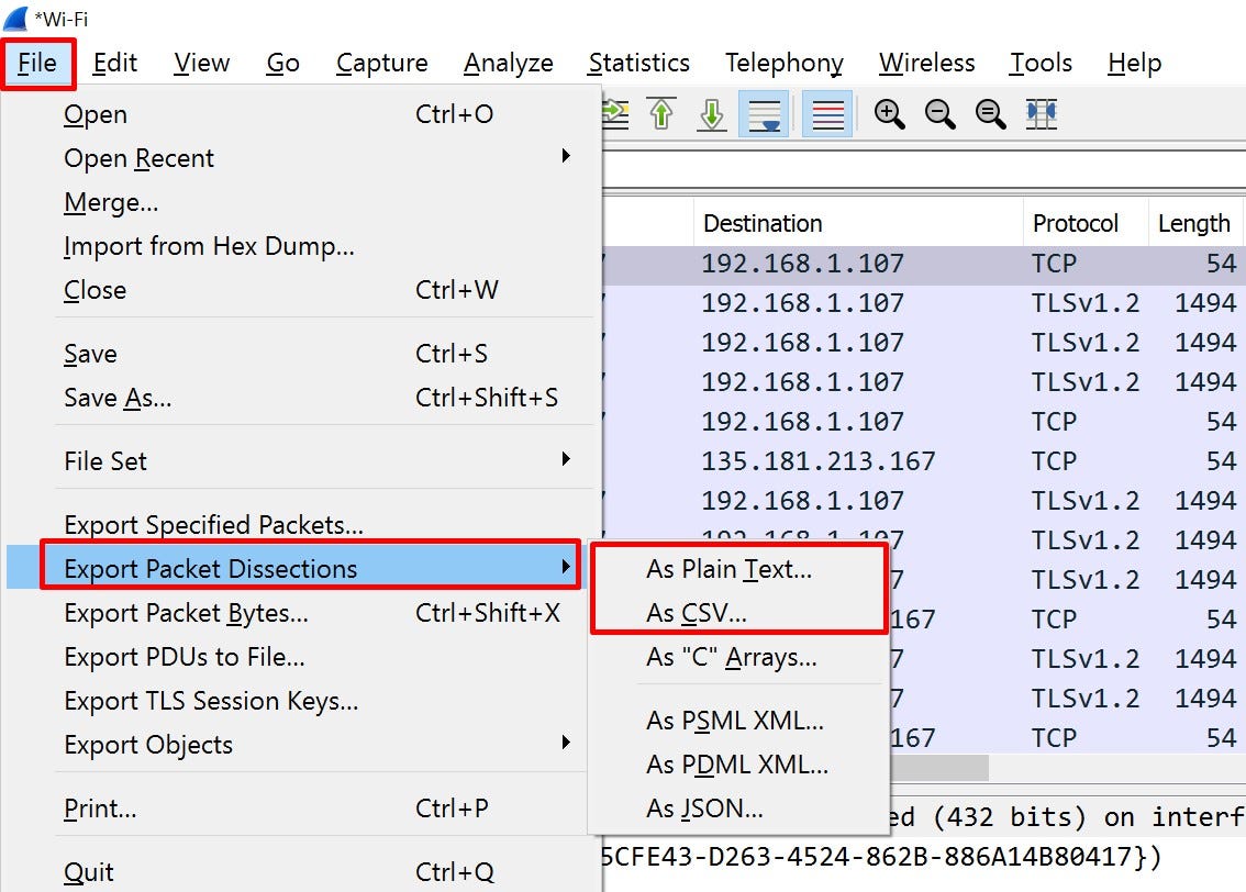 Extracting Features From A Pcap File And Writing To Csv txt Using Extracting Features From A Pcap File And Writing To Csv txt Using