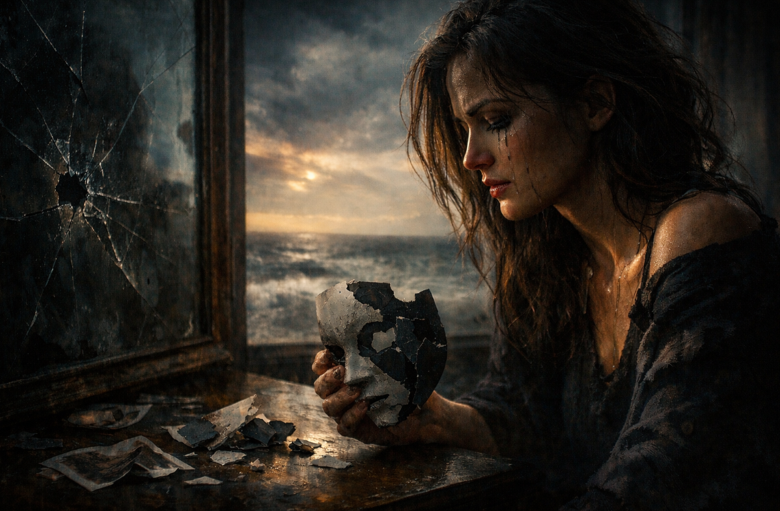 Illusions-Dark Night Poems. Tell me how you really feel, the mask… | by ...