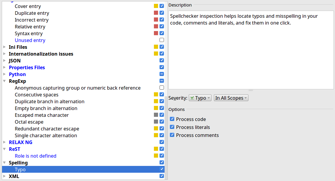 Excluding pipenv files from PyCharm’s spell checking inspection | by Yanis Batura | Medium