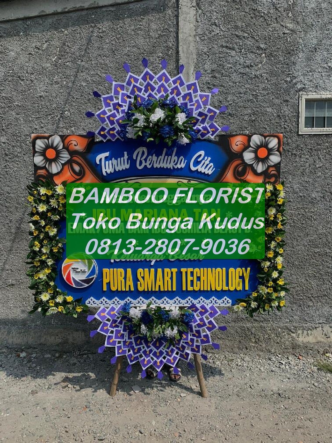 Berpengalaman! 0813–2807–9036 Bunga Papan Undaan Kudus, Bamboo Florist ...